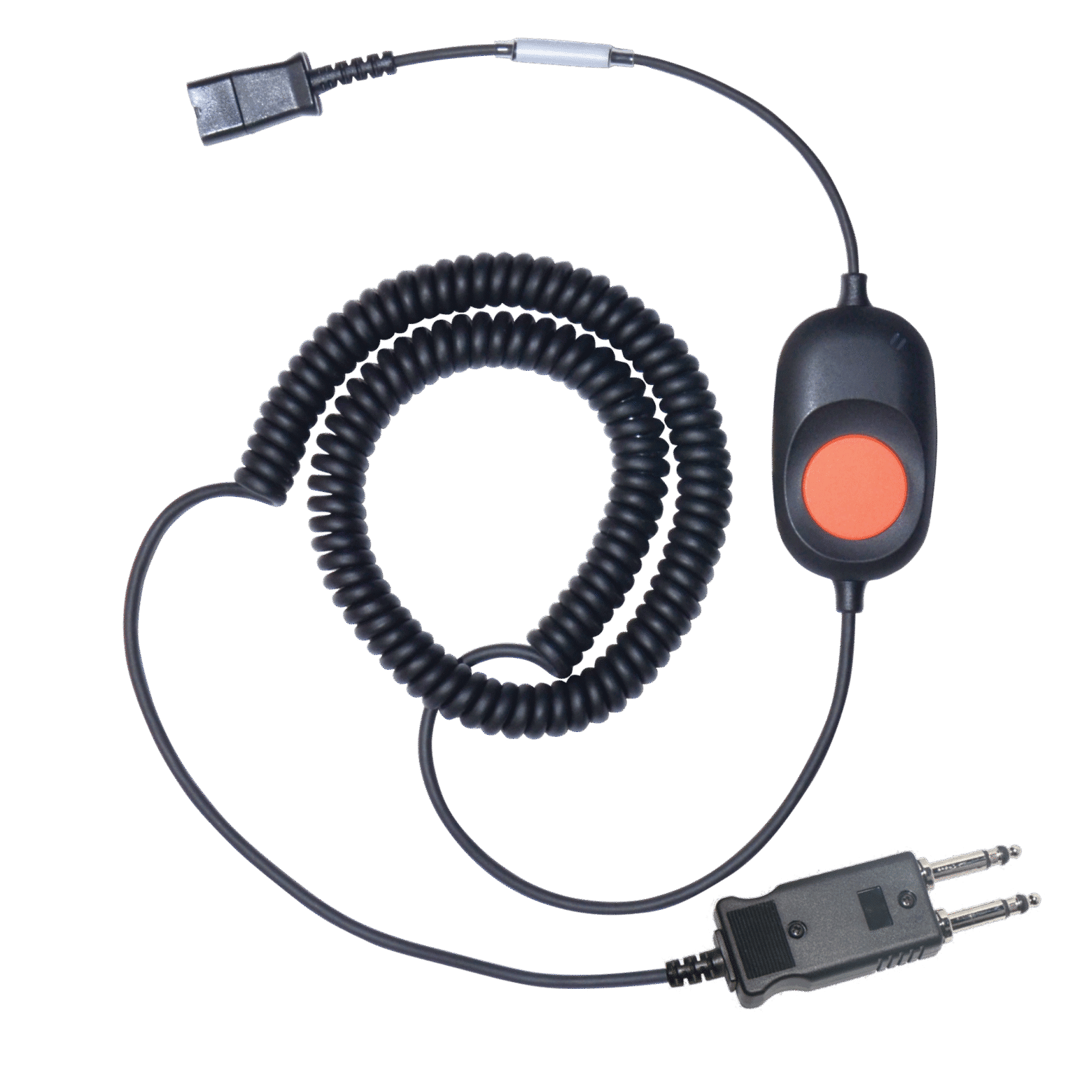 JPL Scout Mini 1300 | PJ-7 to QD Push To Talk headset Amplifier Lead